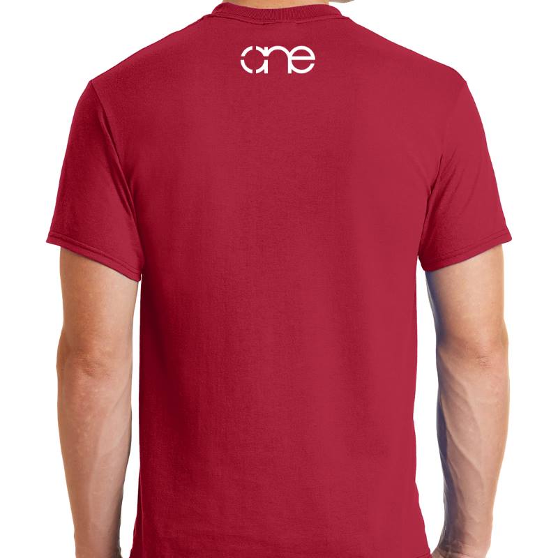 Jesus Answered Christian Tee - Men - Red | One Way Truth Life